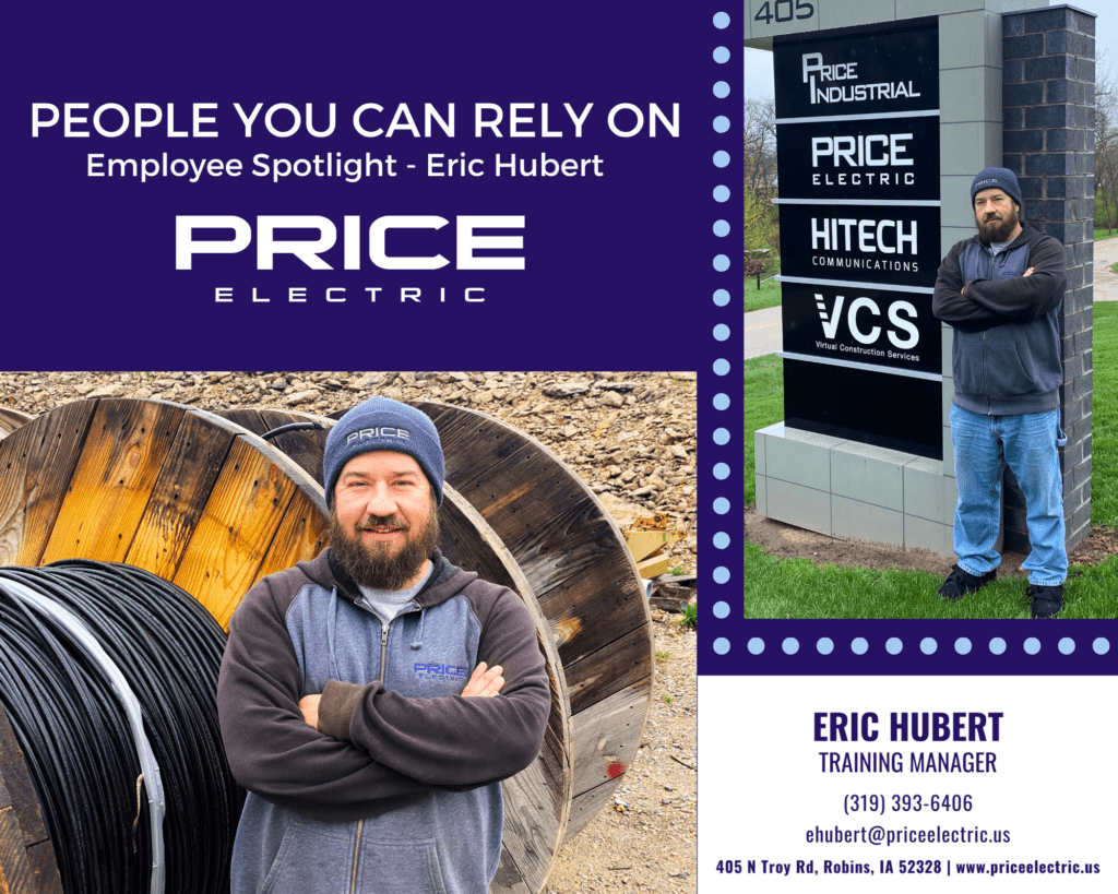 Employee Spotlight: Eric – Training Manager – Price Electric